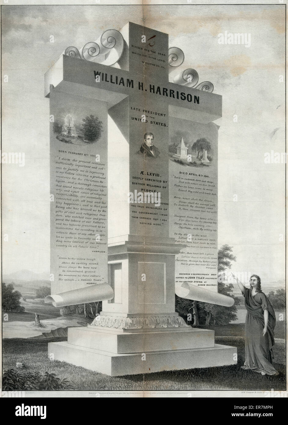 William H. Harrison Stock Photo - Alamy