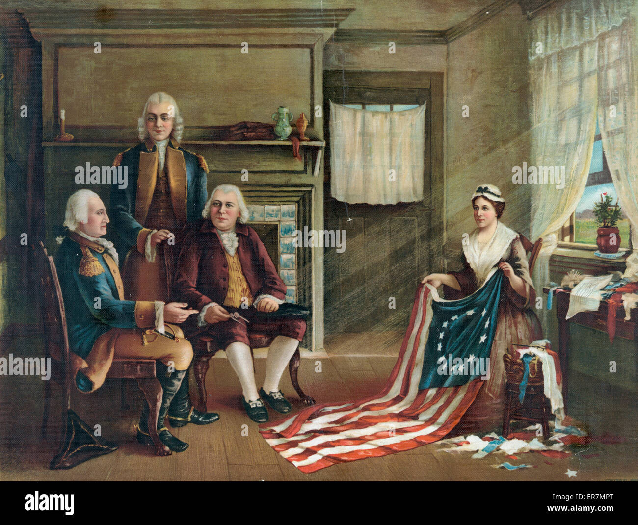 Birth of our nation's flag Stock Photo - Alamy