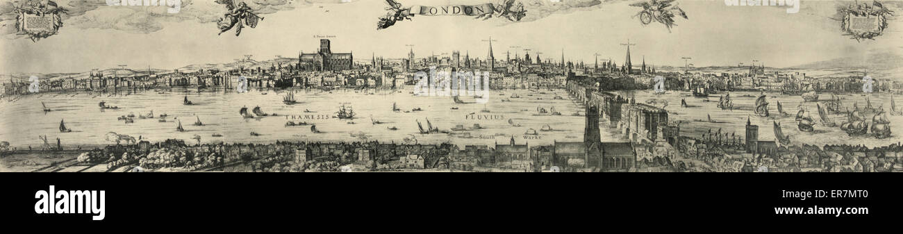 Visschers view of london hi-res stock photography and images - Alamy