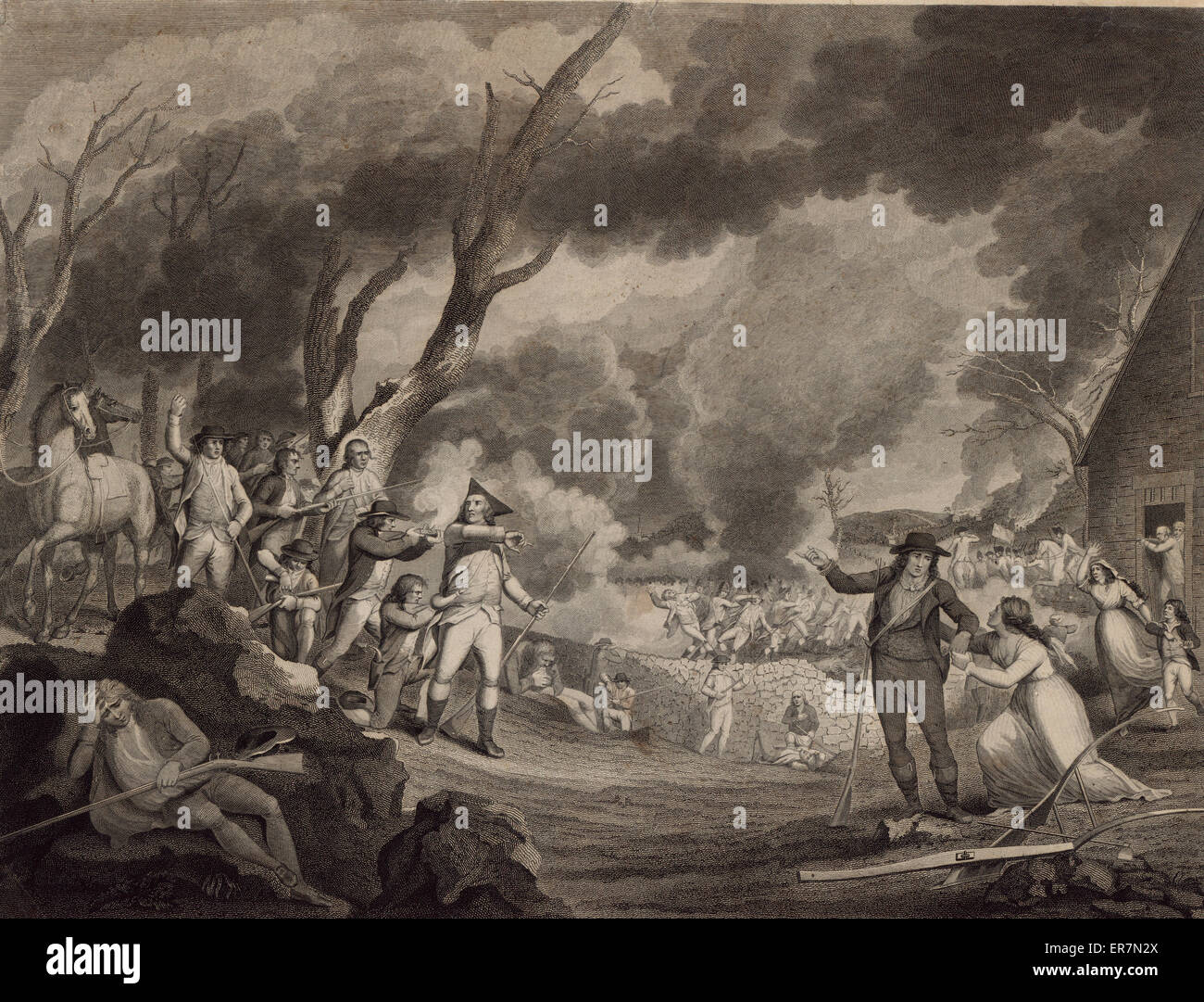 The battle of lexington hi-res stock photography and images - Alamy