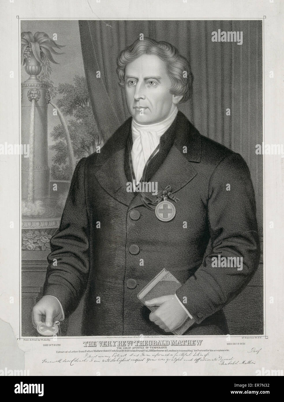 The very revd. Theobald Mathew Stock Photo - Alamy