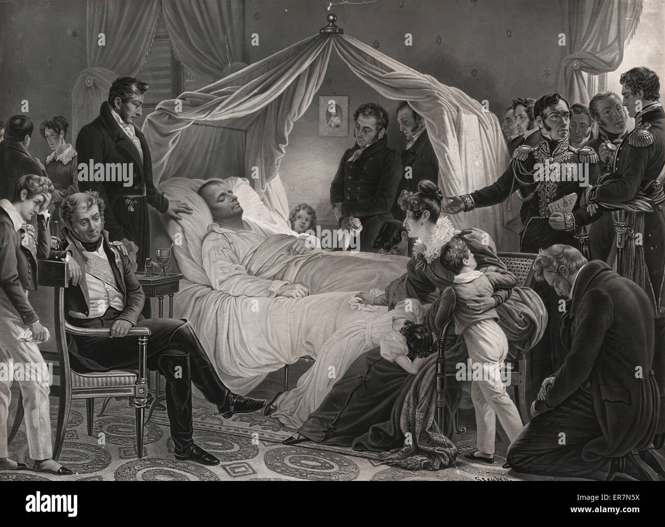Death of Napoleon Stock Photo - Alamy