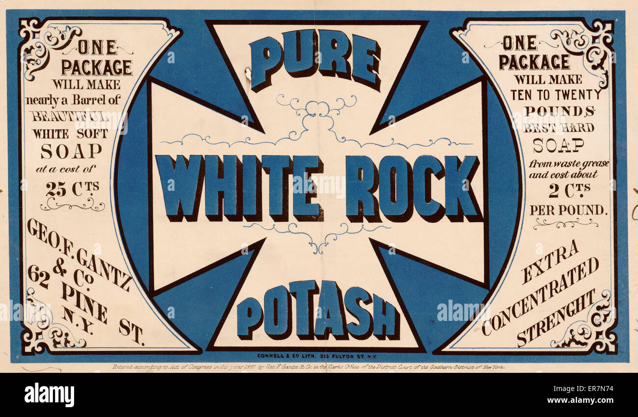 Pure white rock potash Stock Photo - Alamy