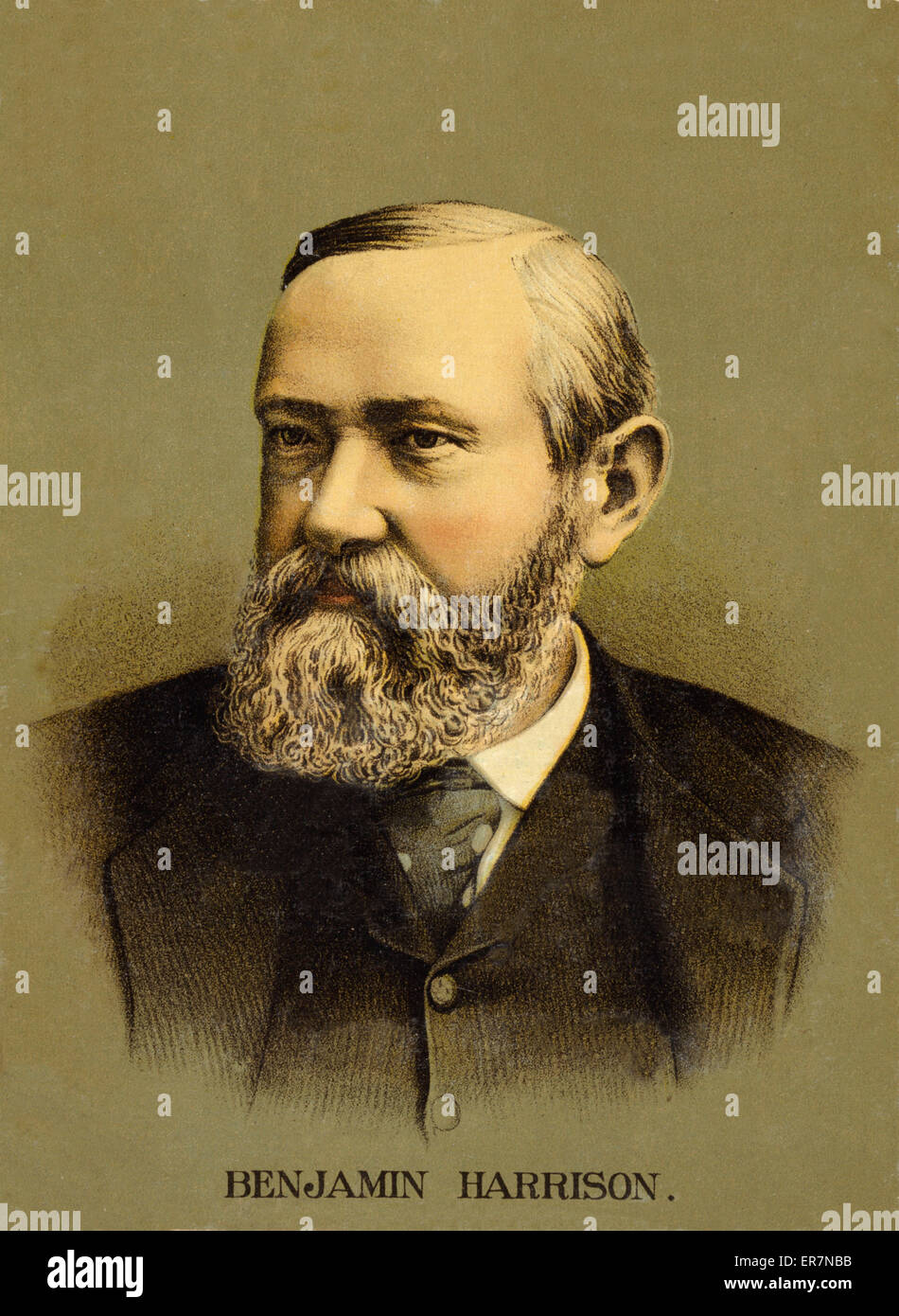 Portrait of benjamin harrison hi-res stock photography and images - Alamy