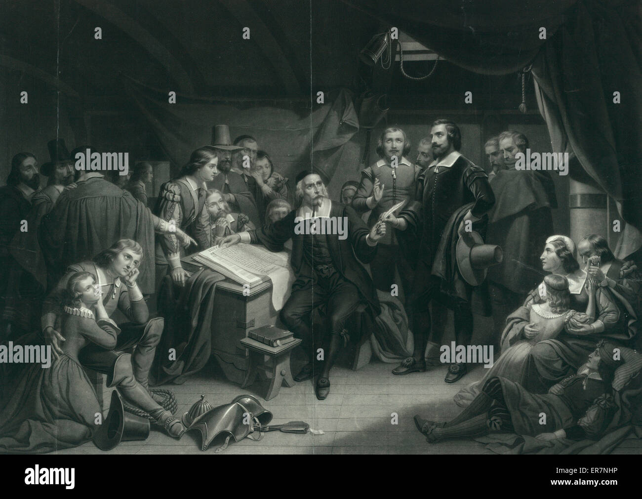 Mayflower compact hi-res stock photography and images - Alamy