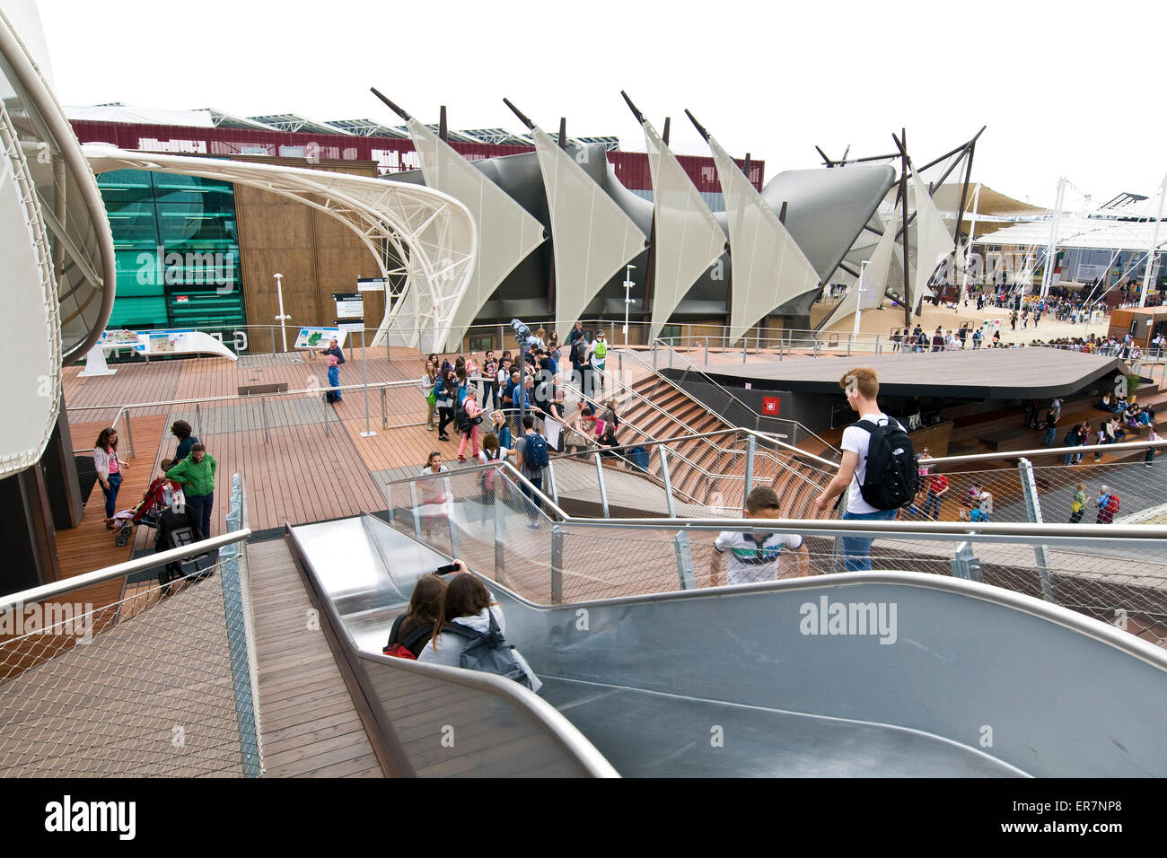 Italy, Milan, EXPO 2015, Germany pavilion Stock Photo - Alamy