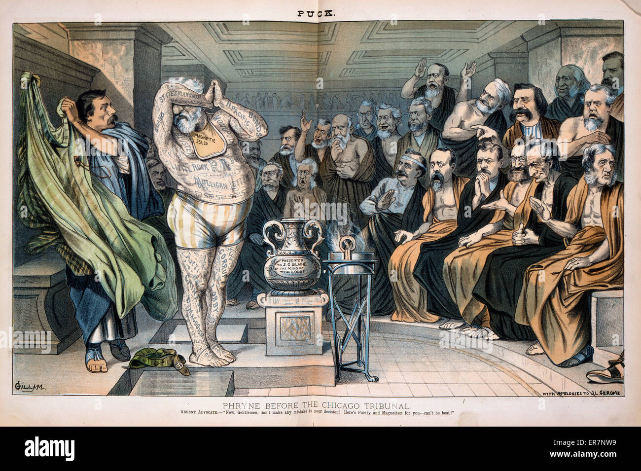 Phryne before the Chicago tribunal Stock Photo - Alamy