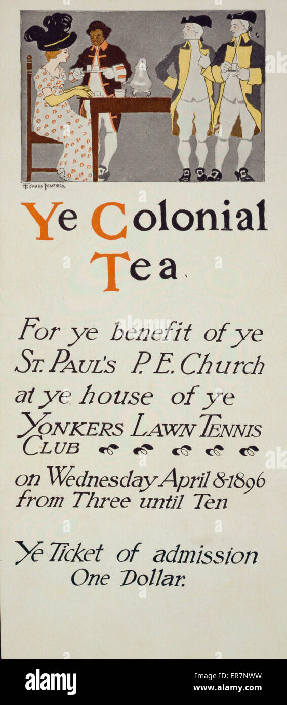 Ye colonial tea Stock Photo - Alamy