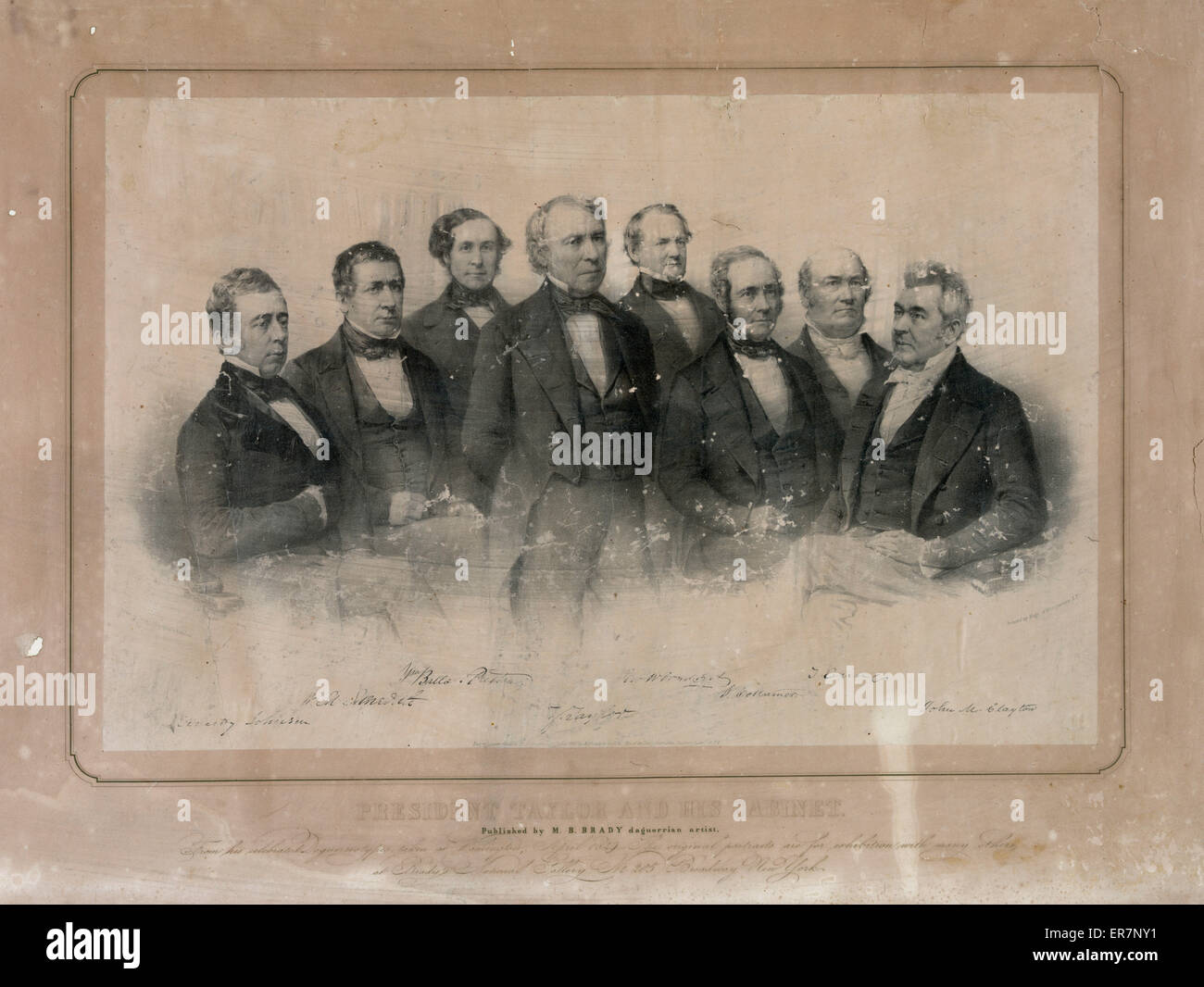 President Taylor and his cabinet Stock Photo - Alamy