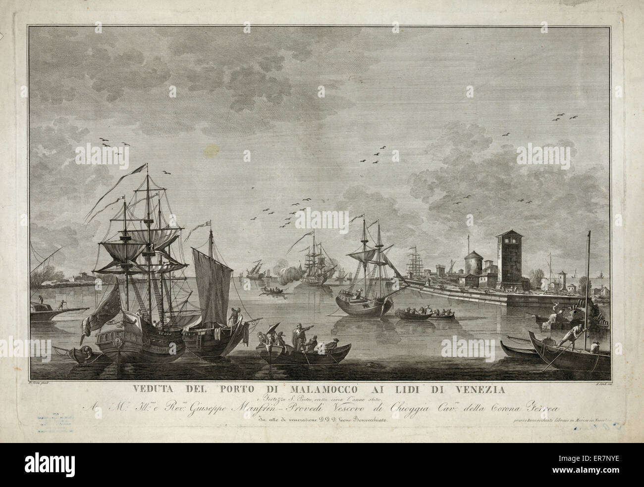 Veduta del porto de Malamocco ai lidi di Venezia Stock Photo - Alamy