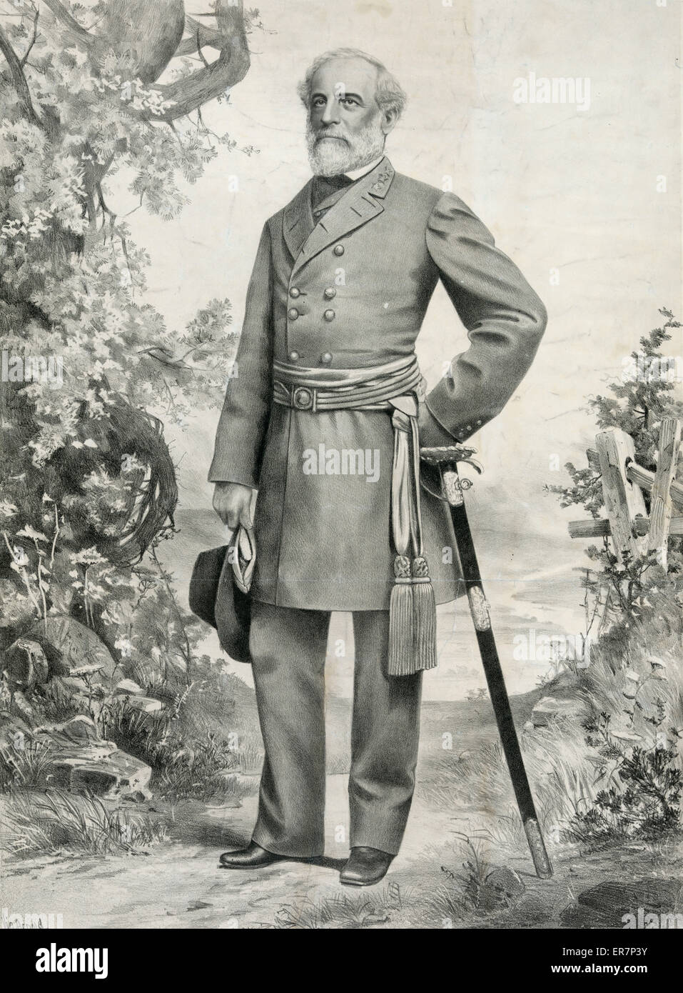 Portrait robert e lee hi-res stock photography and images - Alamy