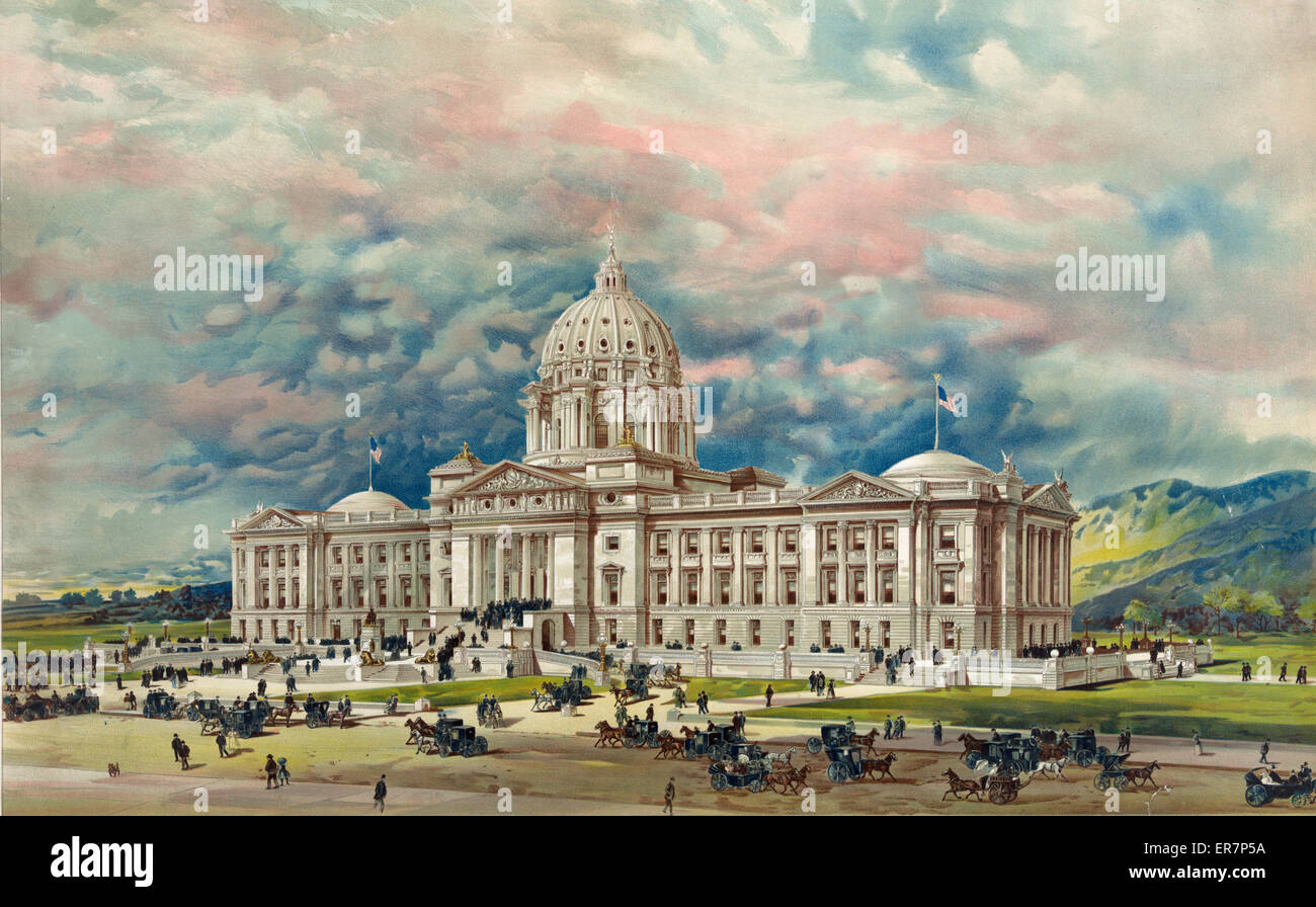 Montana state capitol building Stock Photo - Alamy