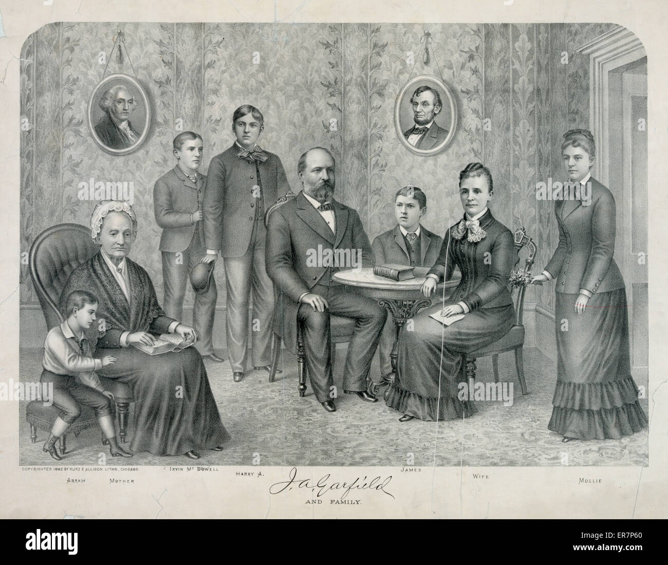 James Garfield Family