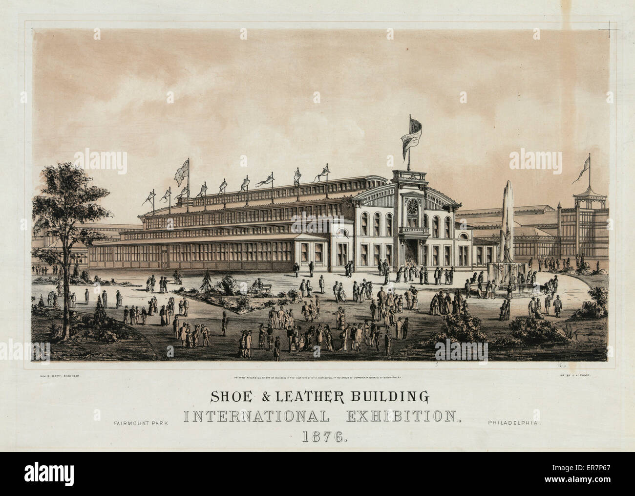 Centennial exhibition in philadelphia hi-res stock photography and ...