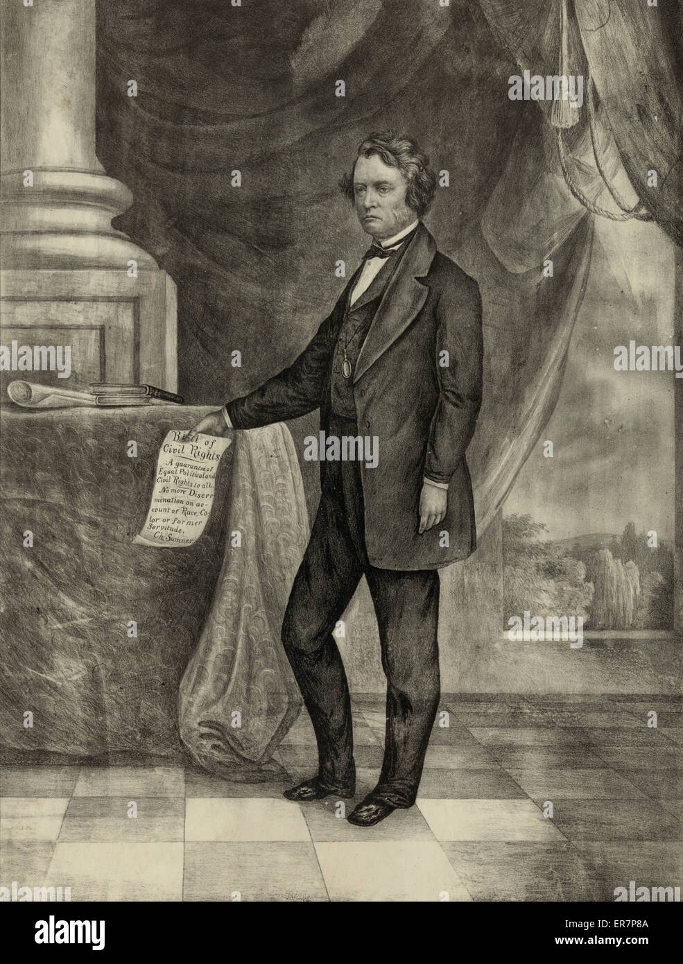 Senator charles sumner hi-res stock photography and images - Alamy