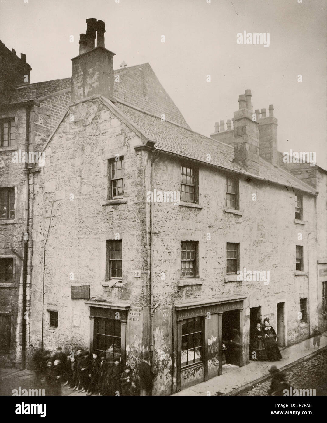 Birthplace of Allan Pinkerton, Muirhead Street and Ruglen Lo Stock ...