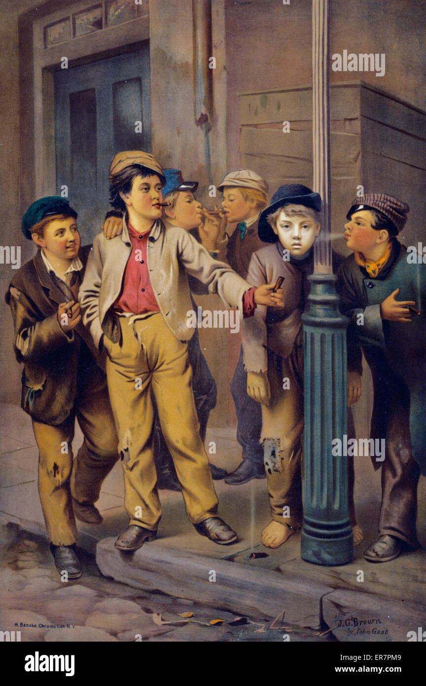 Boy smoking cigar hi-res stock photography and images - Alamy