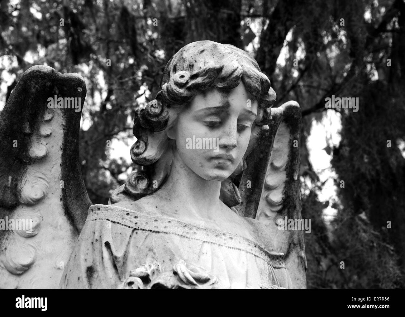 Guardian Angel Bonaventure Cemetery, Savannah, Georgia Stock Photo - Alamy