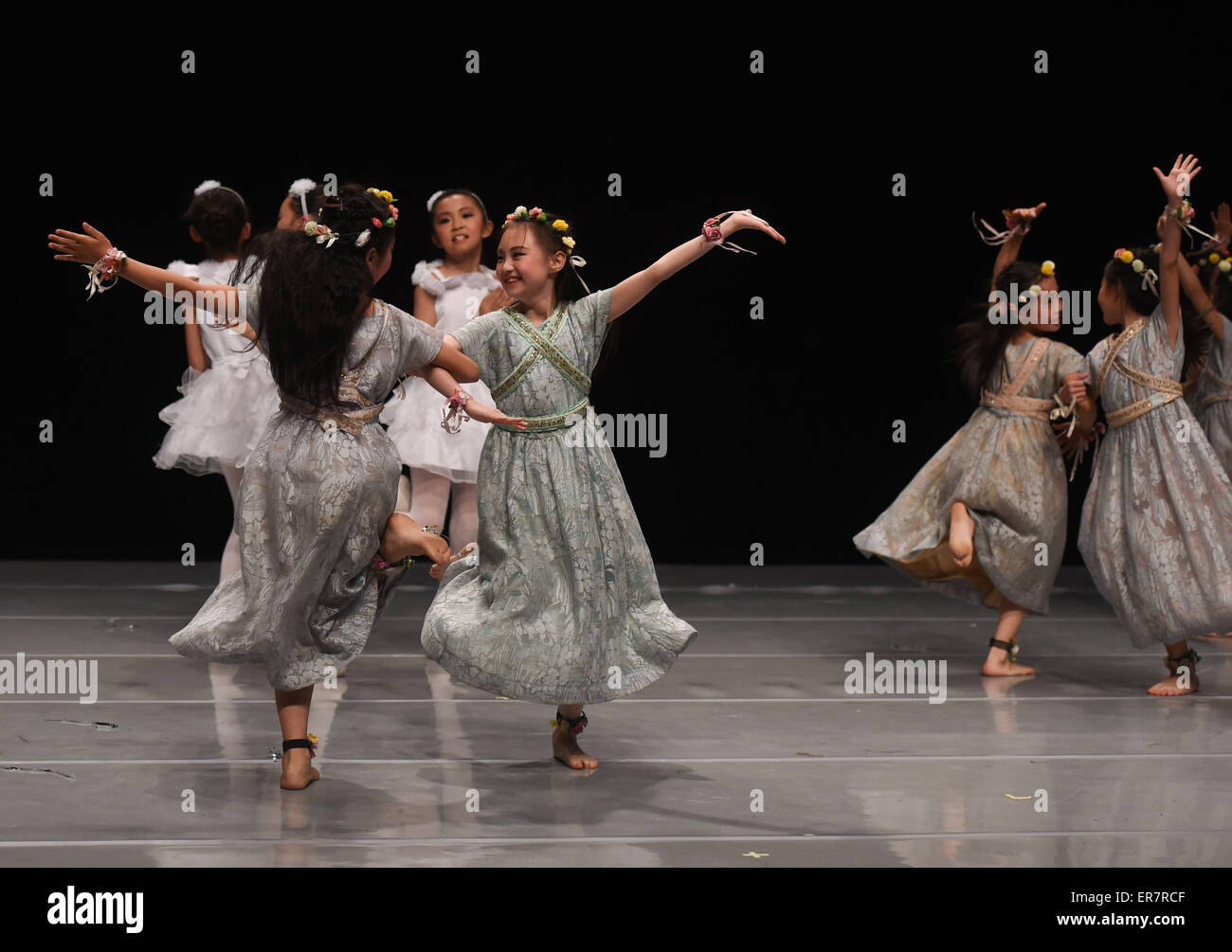Beijing, China. 28th May, 2015. Youth perform during the 7th Youth Arts ...