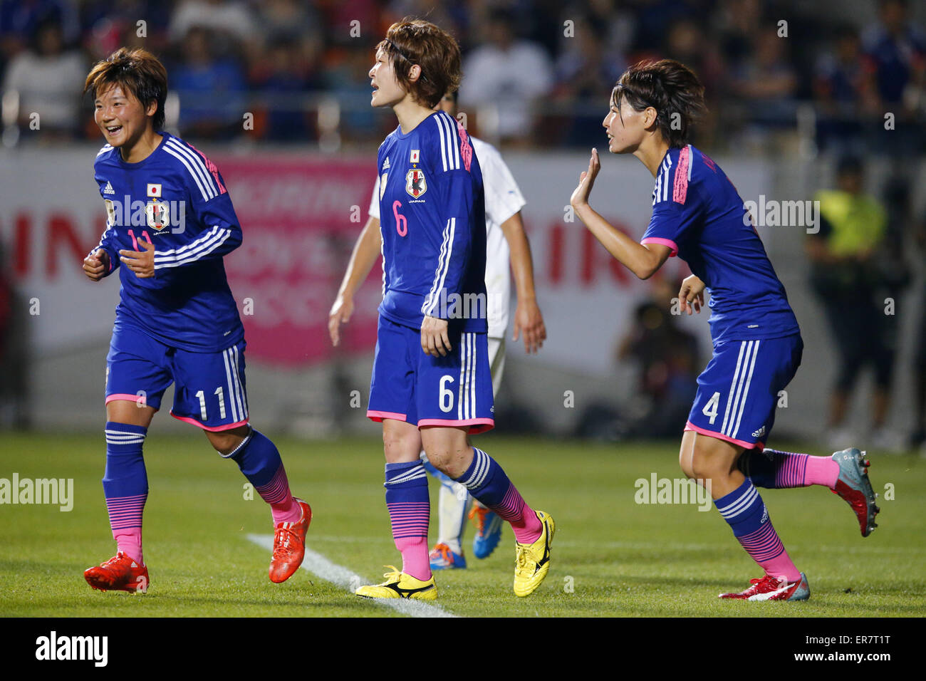 Minaminagano Sports Park, Nagano, Japan. 28th May, 2015. (L-R) Shinobu Ono, Mizuho Sakaguchi ...