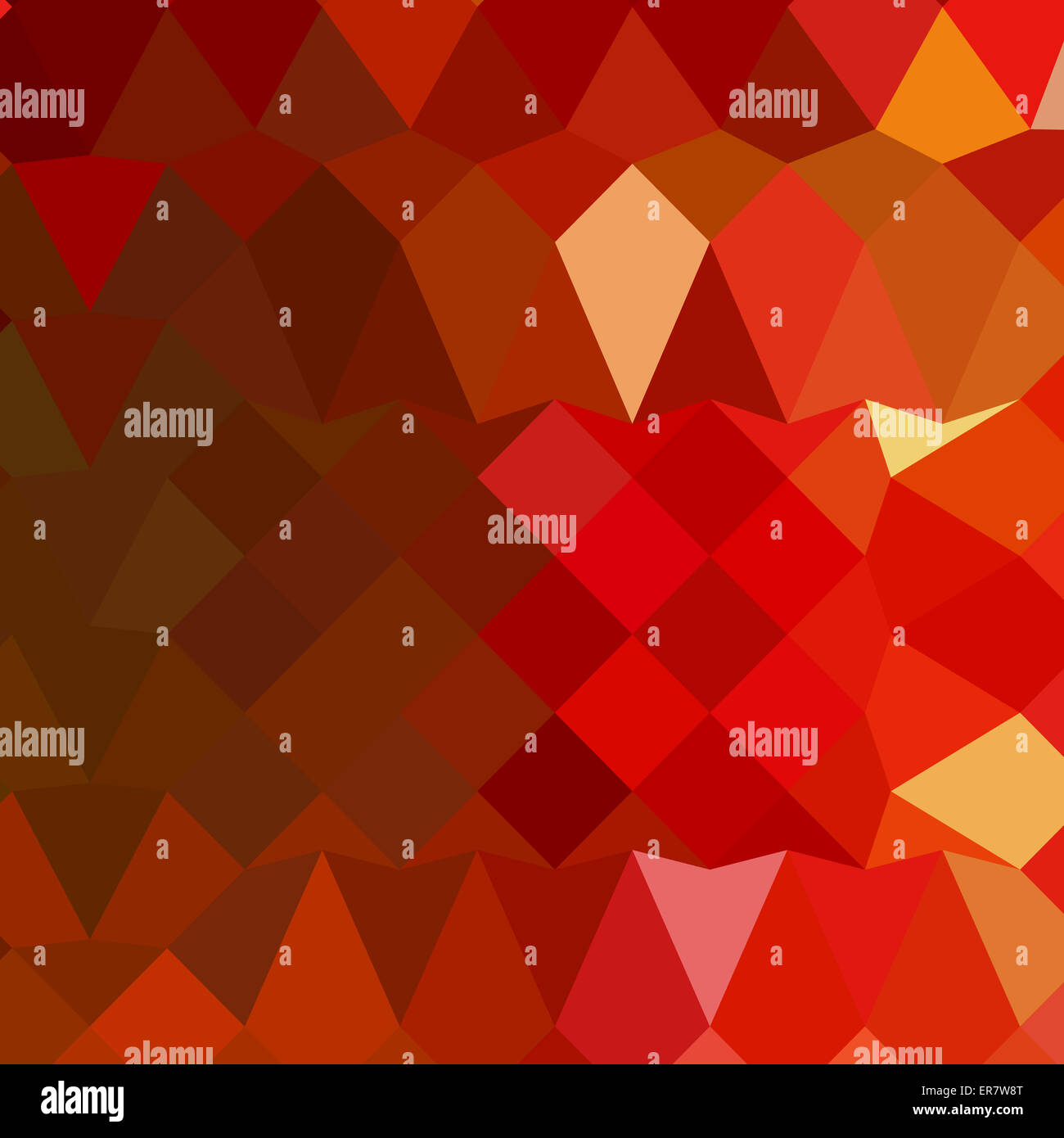 Low polygon style illustration of incardine red abstract geometric ...