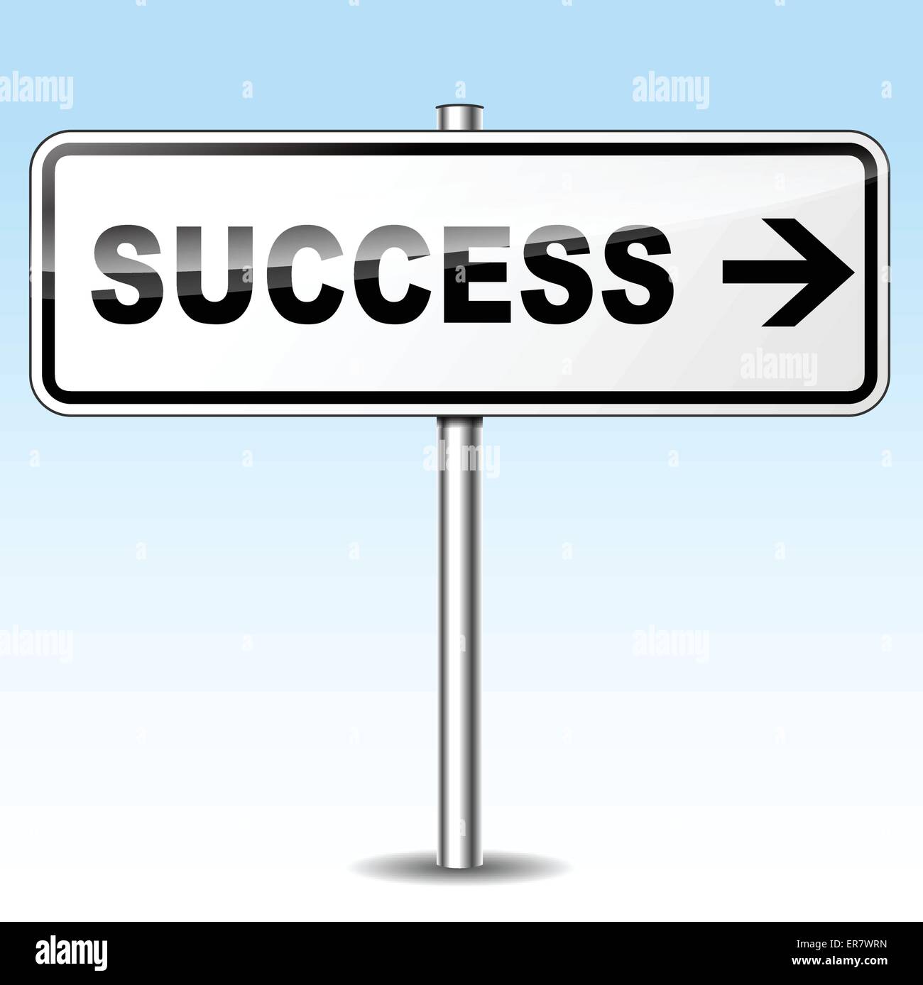 Vector illustration of success arrow sign concept Stock Vector Image ...