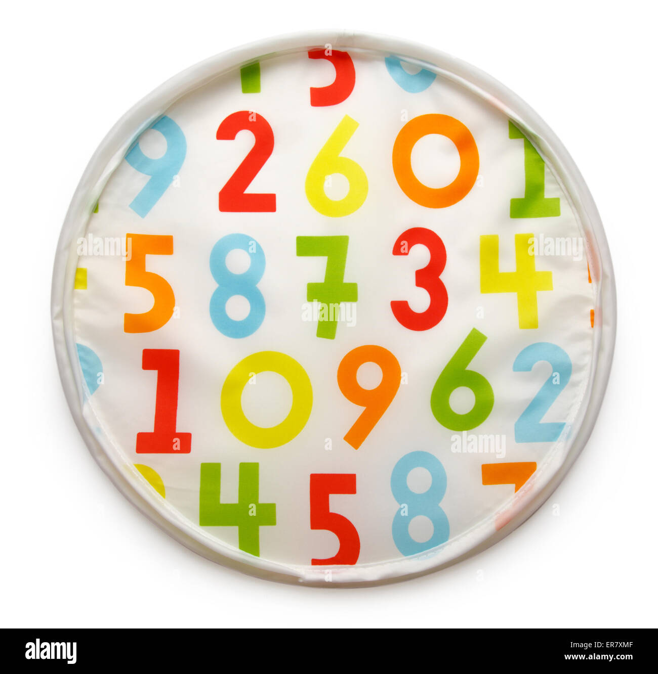 Colorful background with rendom numbers on white Stock Photo - Alamy