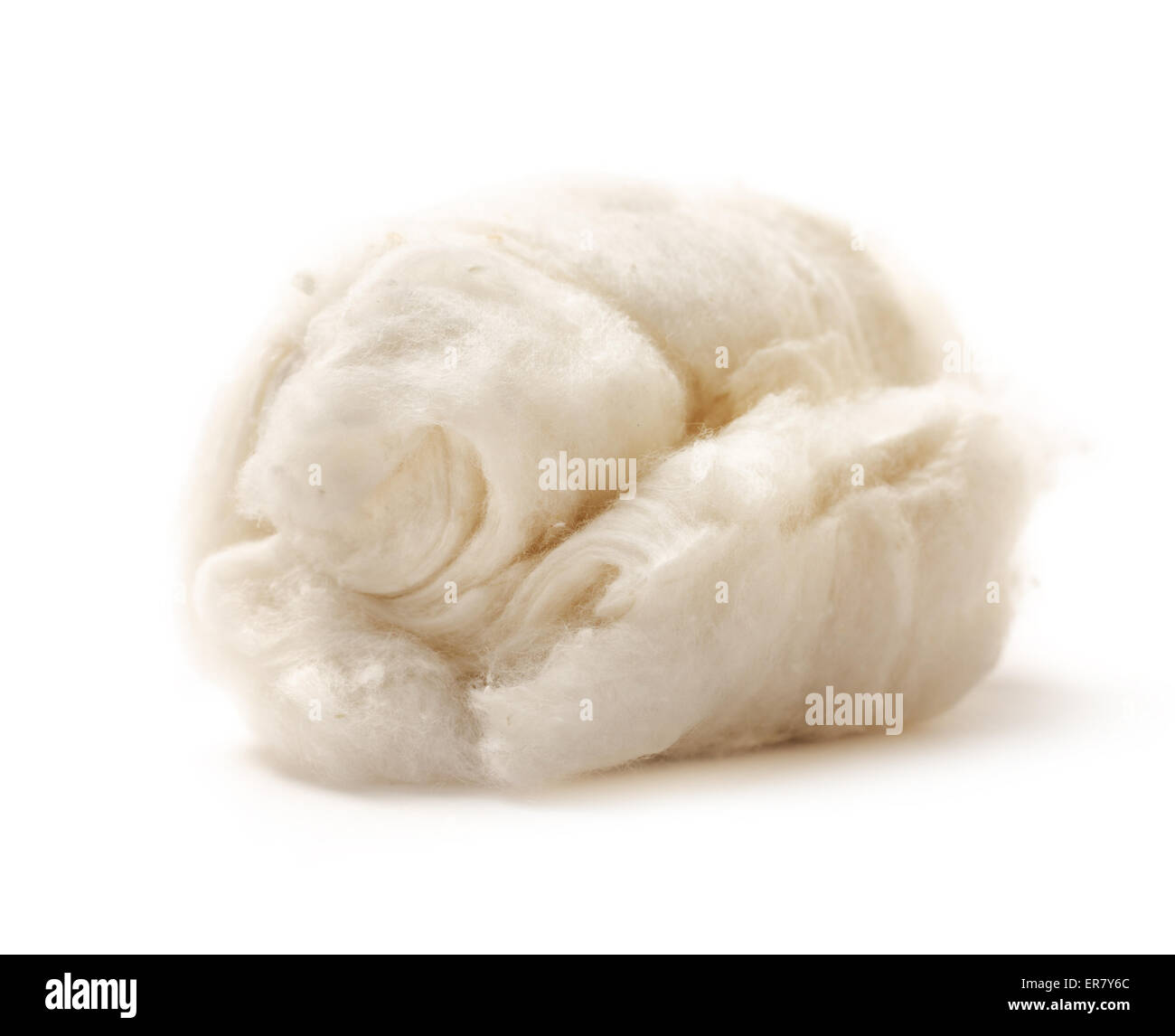 Cotton wool on the white background closeup Stock Photo - Alamy