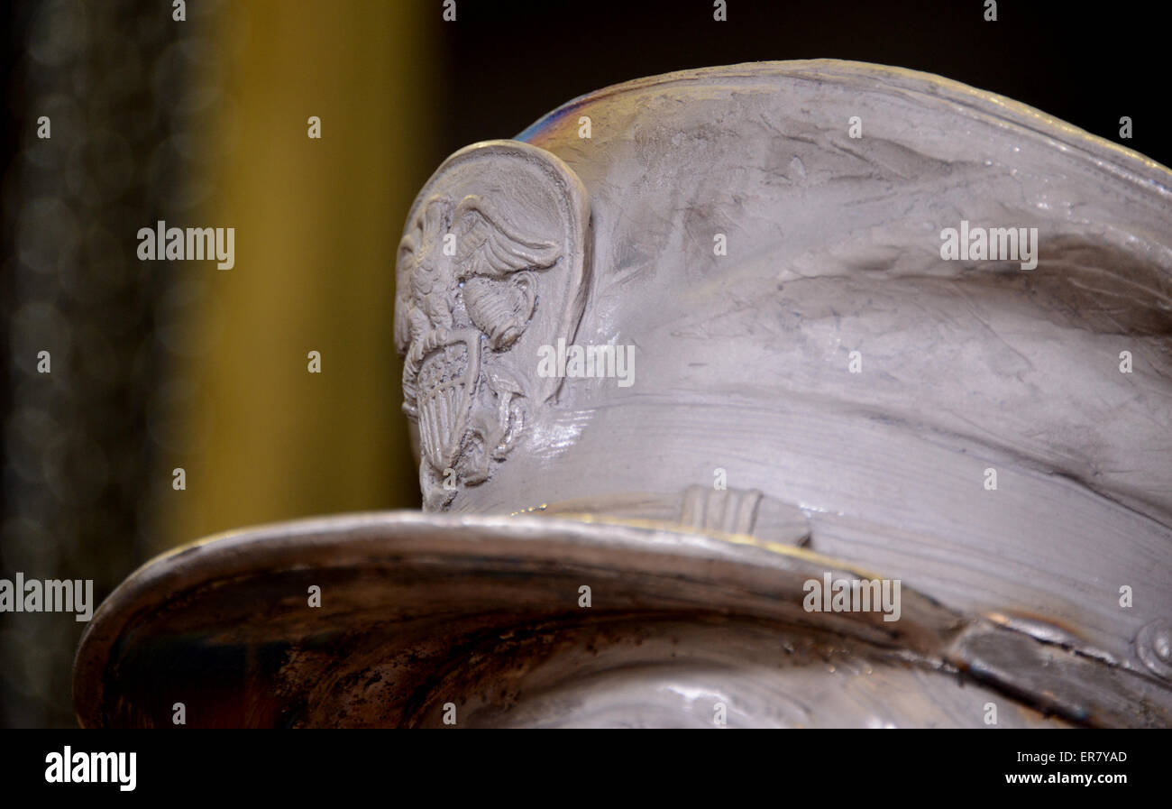 Creation of the Fleet Admiral Chester William Nimitz bronze statue ...