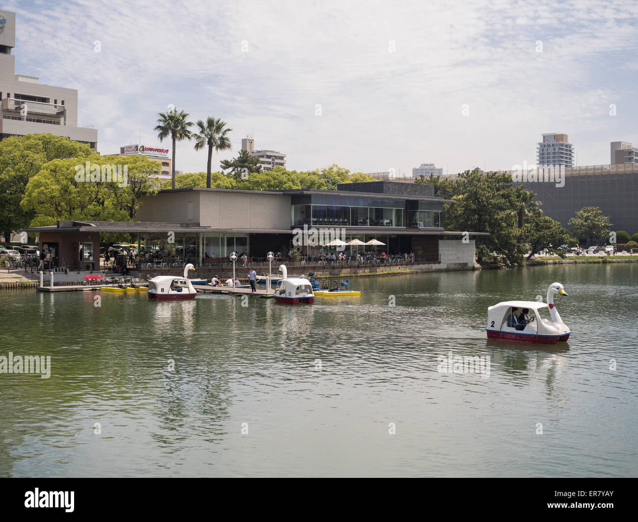 Boathouse cafe restaurant ohori koen hi-res stock photography and images - Alamy