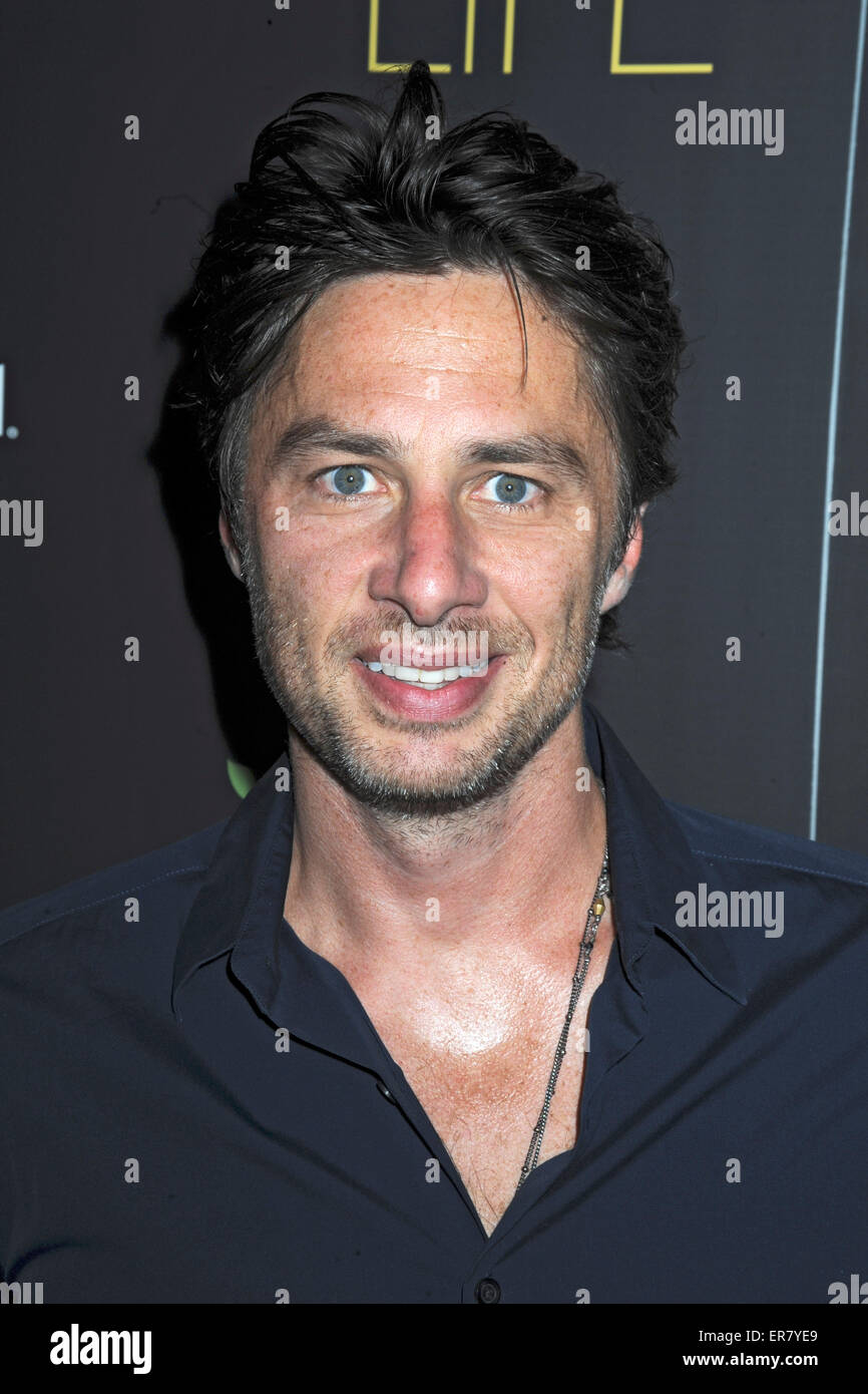 Zach Braff attending the 'Club Life' premiere at Regal Cinemas Union ...