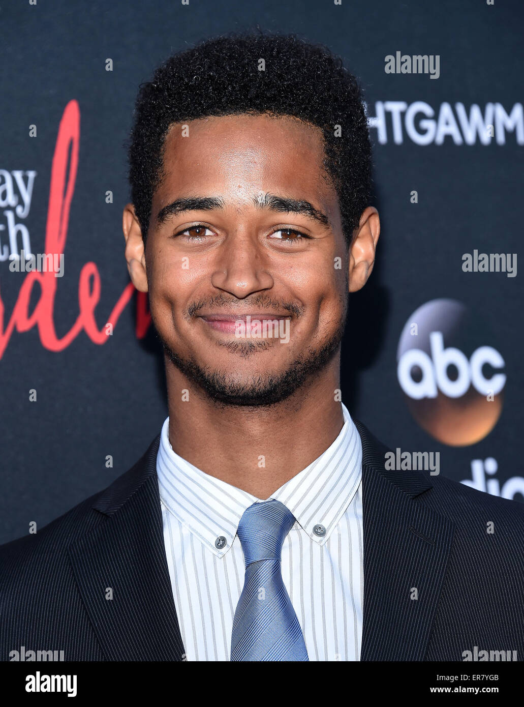 Hollywood, California, USA. 28th May, 2015. Alfred Enoch arrives for ...