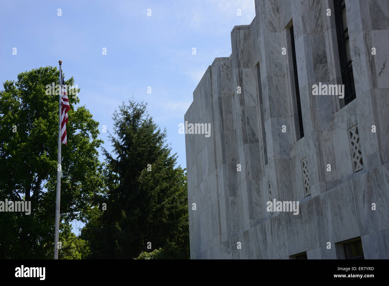 Oregon State Capitol - In and outside photos Stock Photo - Alamy