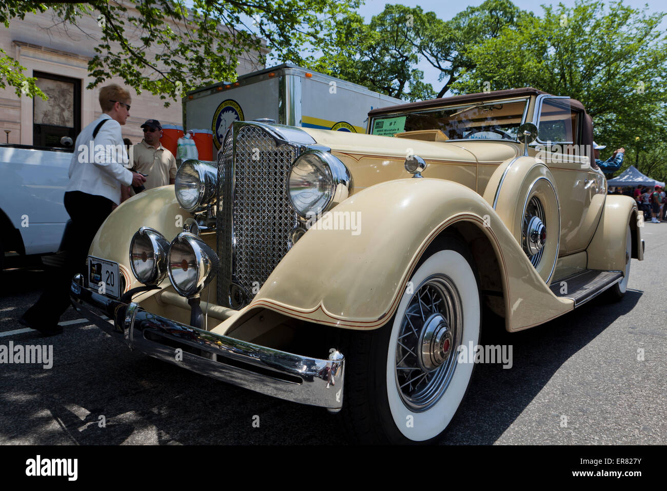 1934 Packard convertible - USA Stock Photo - Alamy