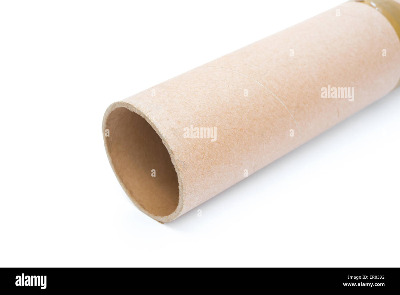 empty roll on a white background Stock Photo - Alamy
