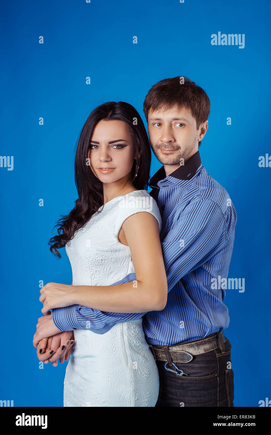Married couple in studio Stock Photo - Alamy