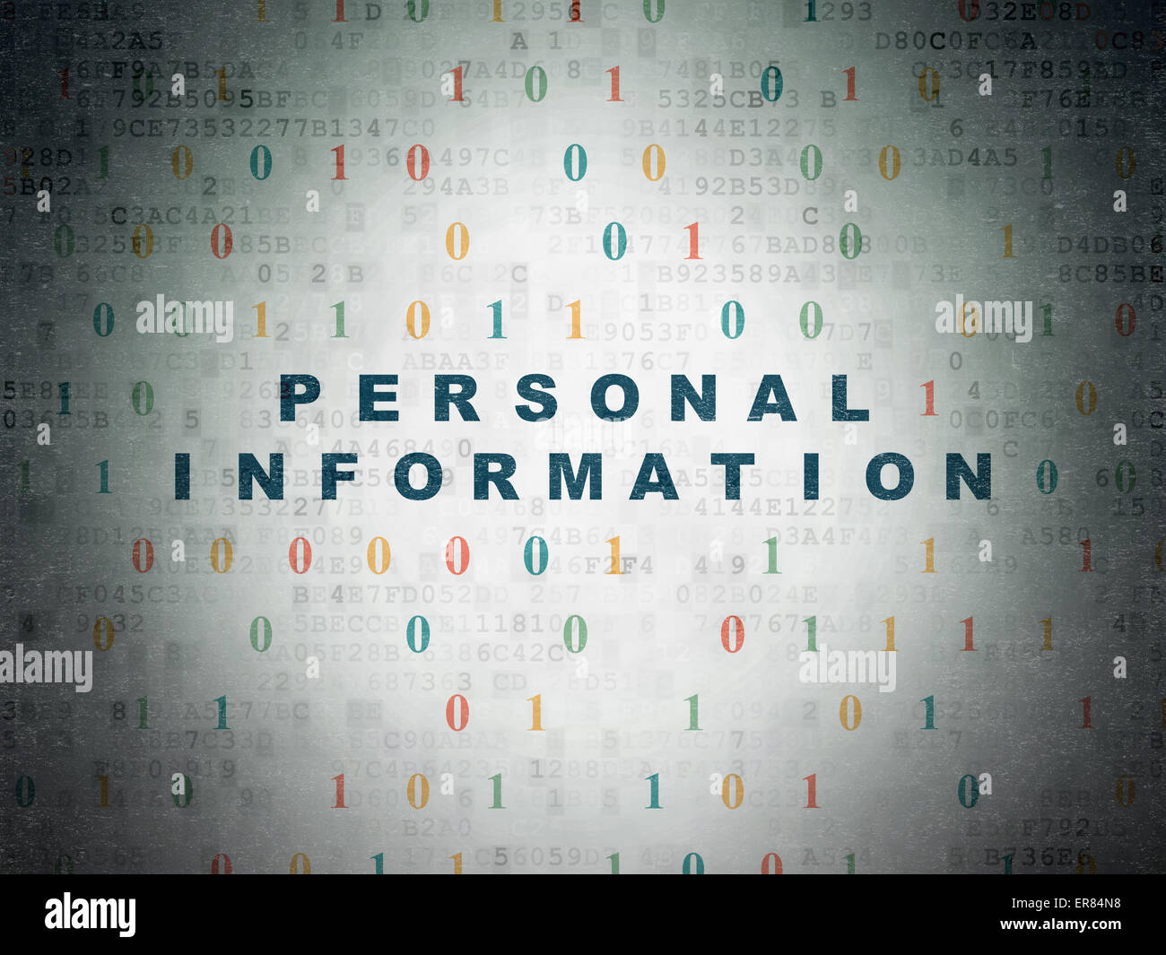 Security concept: Personal Information on Paper background Stock Photo ...