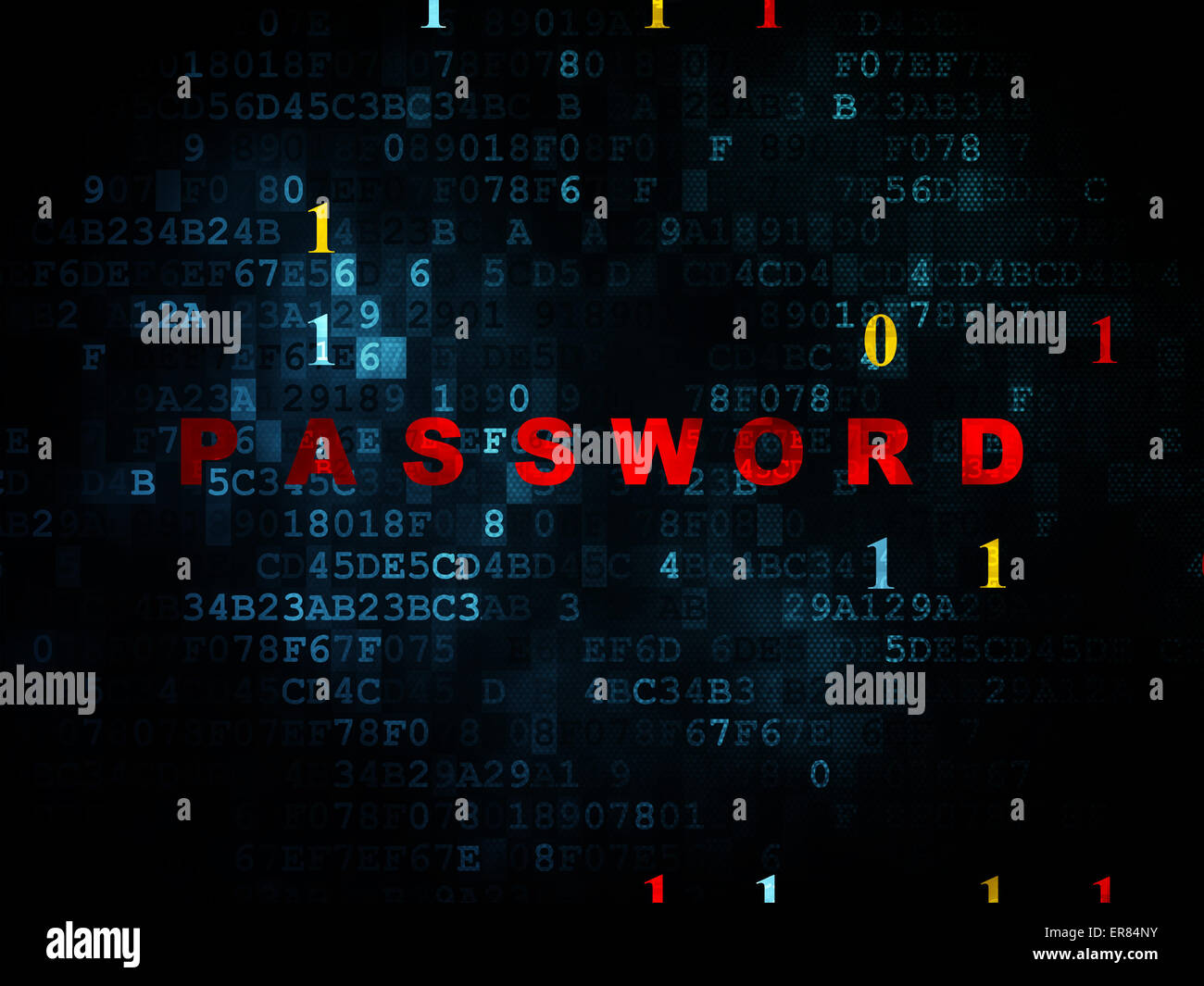 Privacy concept: Password on Digital background Stock Photo - Alamy