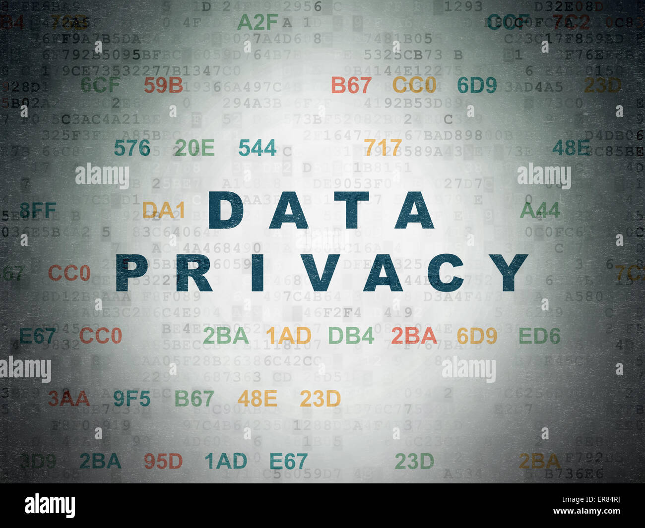 Privacy concept: Data Privacy on Digital Paper background Stock Photo ...