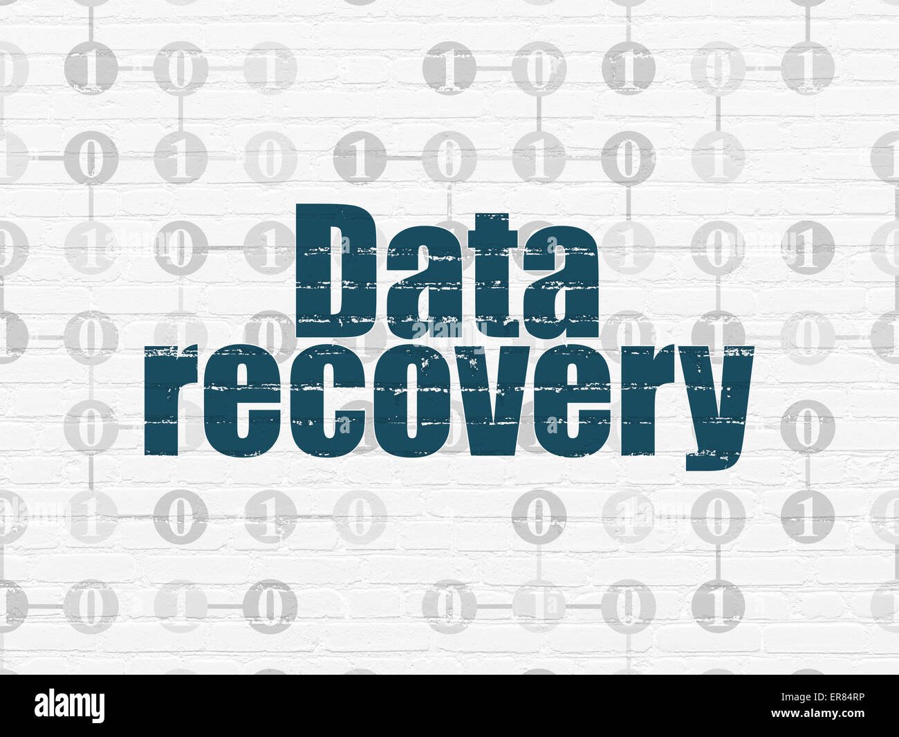 Information concept: Data Recovery on wall background Stock Photo - Alamy