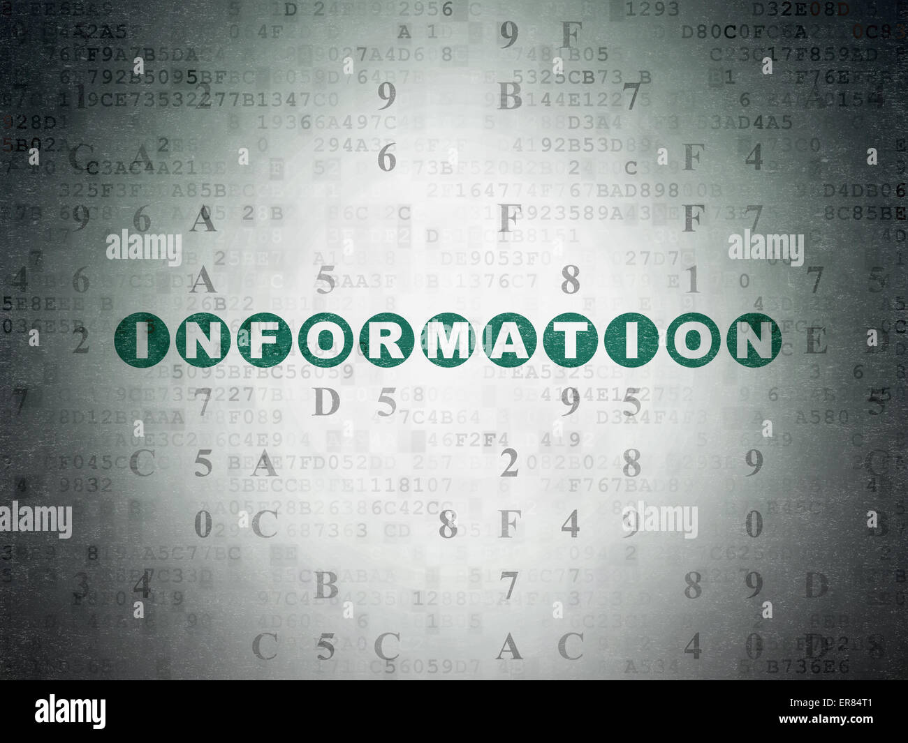 Information concept: Information on Digital Paper background Stock ...