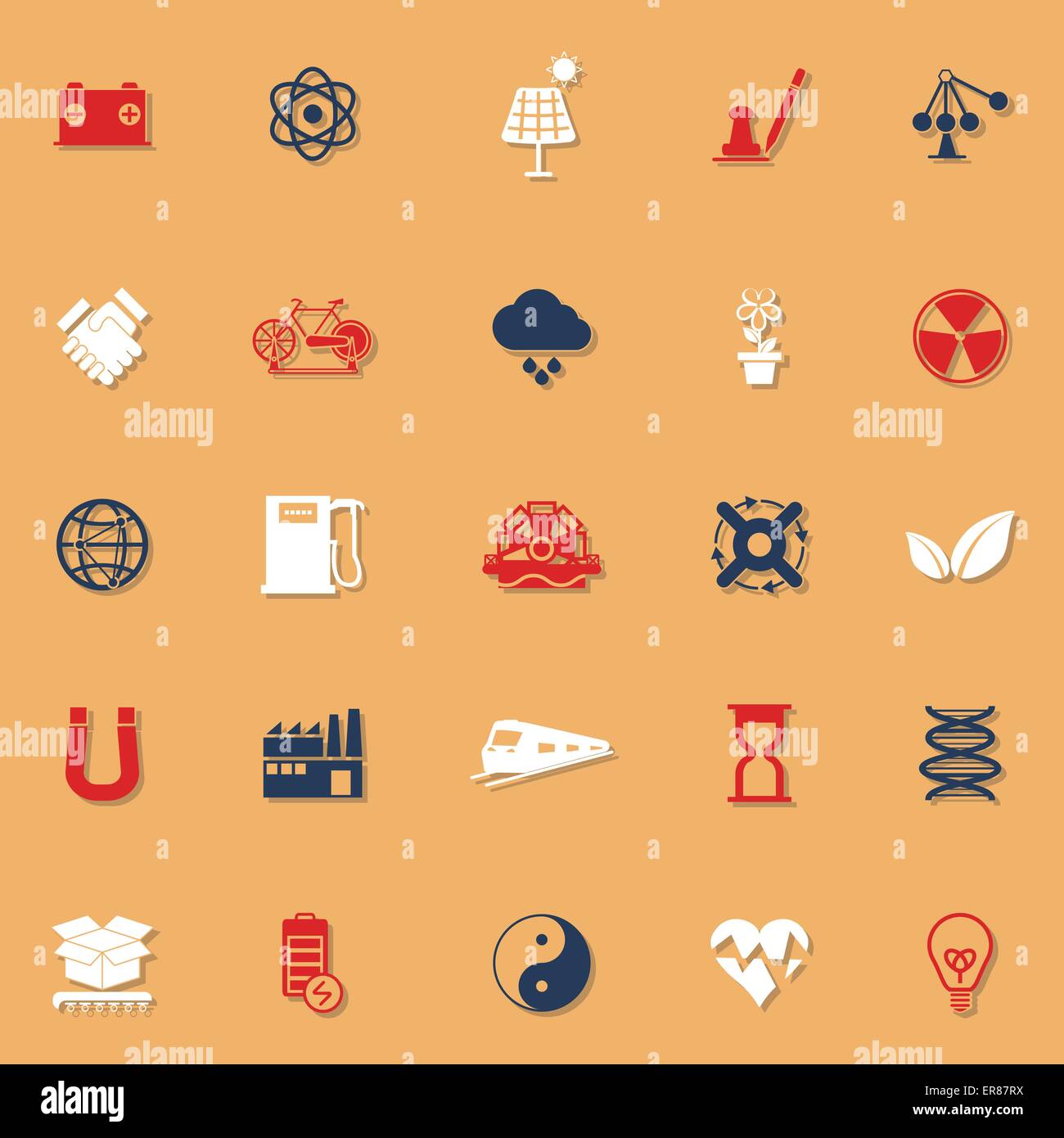 Renewable energy manufacturing Stock Vector Images - Alamy