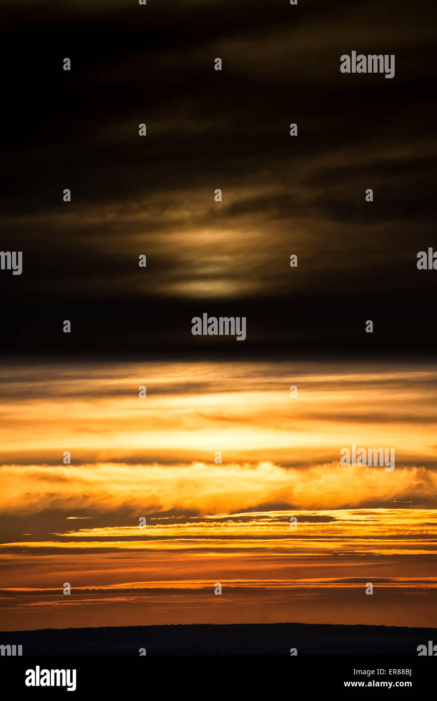 bright sunset photo as background Stock Photo - Alamy