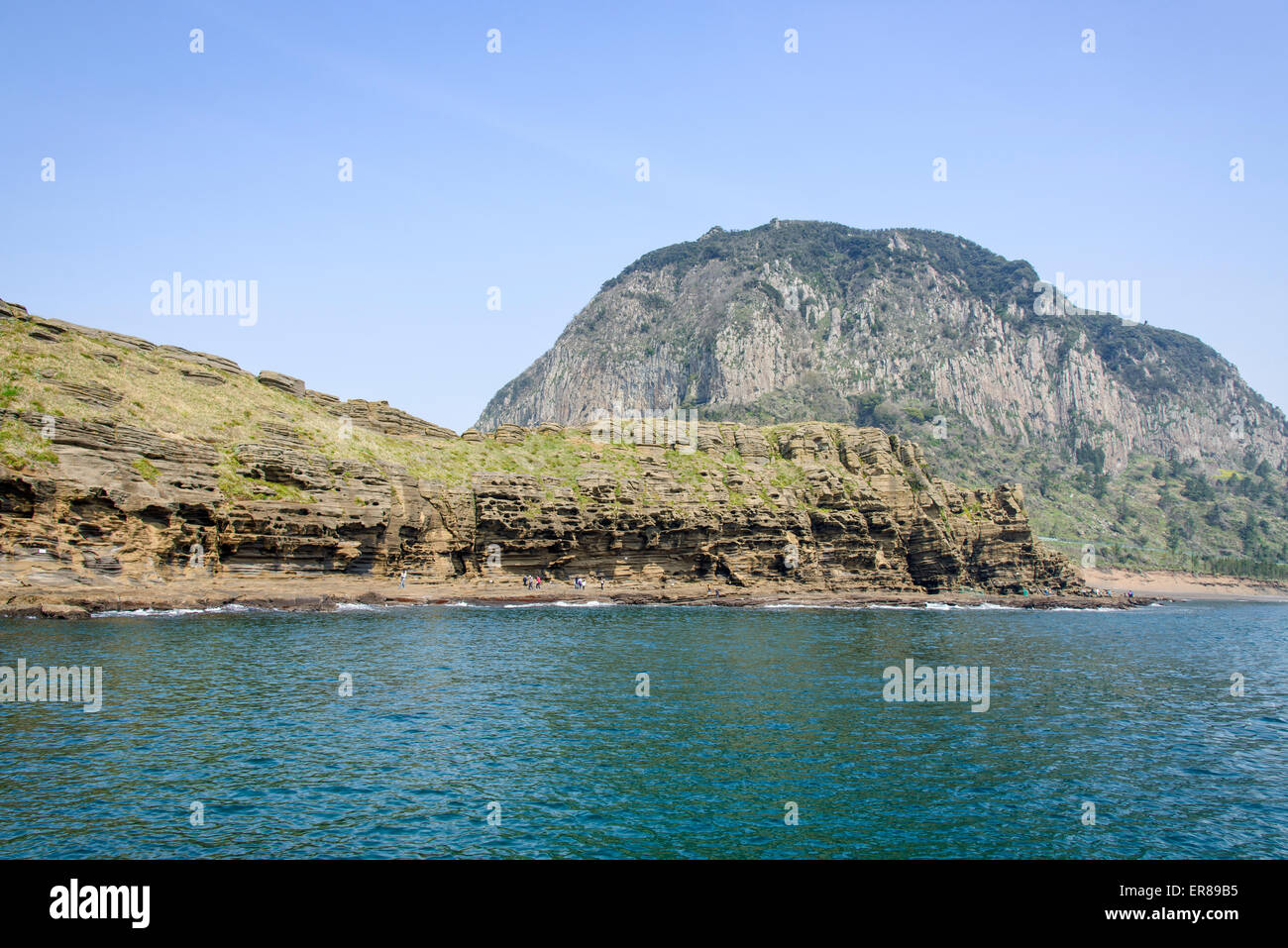 Yongmeori Coast(Dragon head coast), a tourist attraction famous for ...