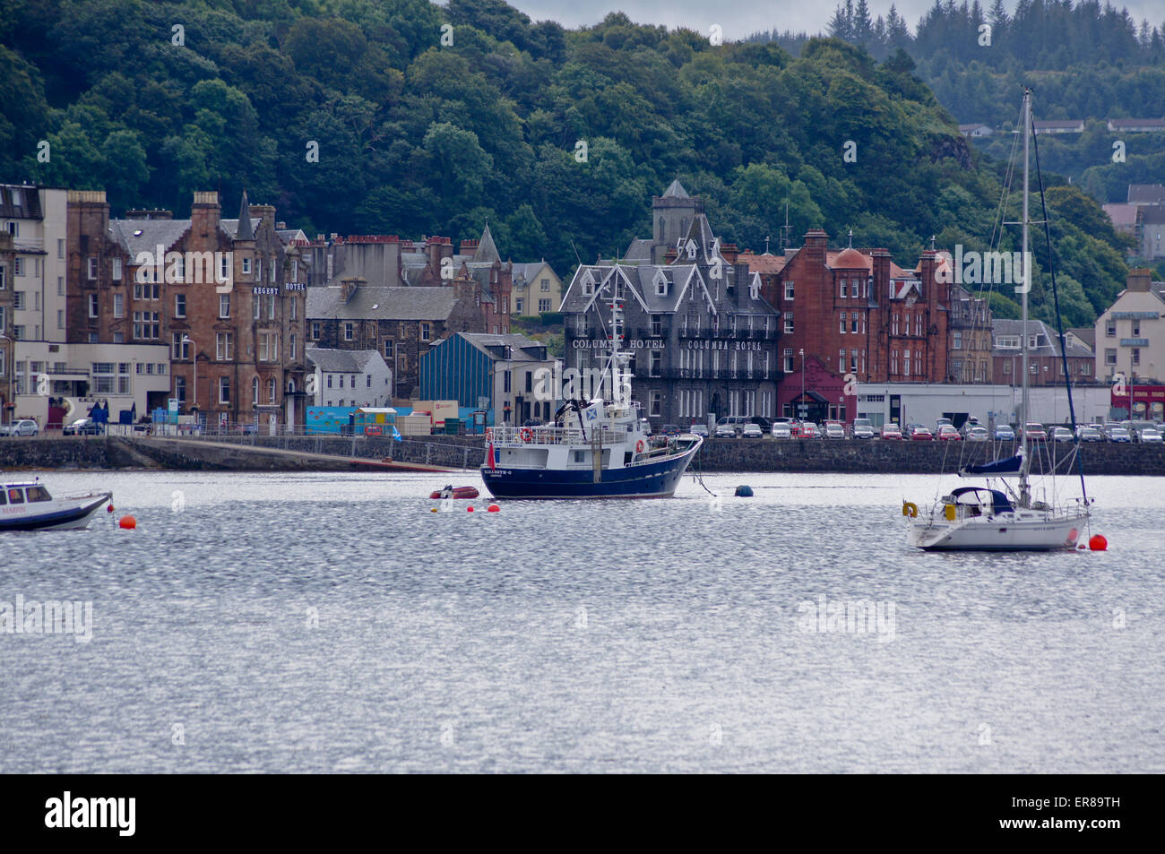 Oban harbour and waterfront, Oban, Argyll and Bute, Scotland Stock Photo - Alamy