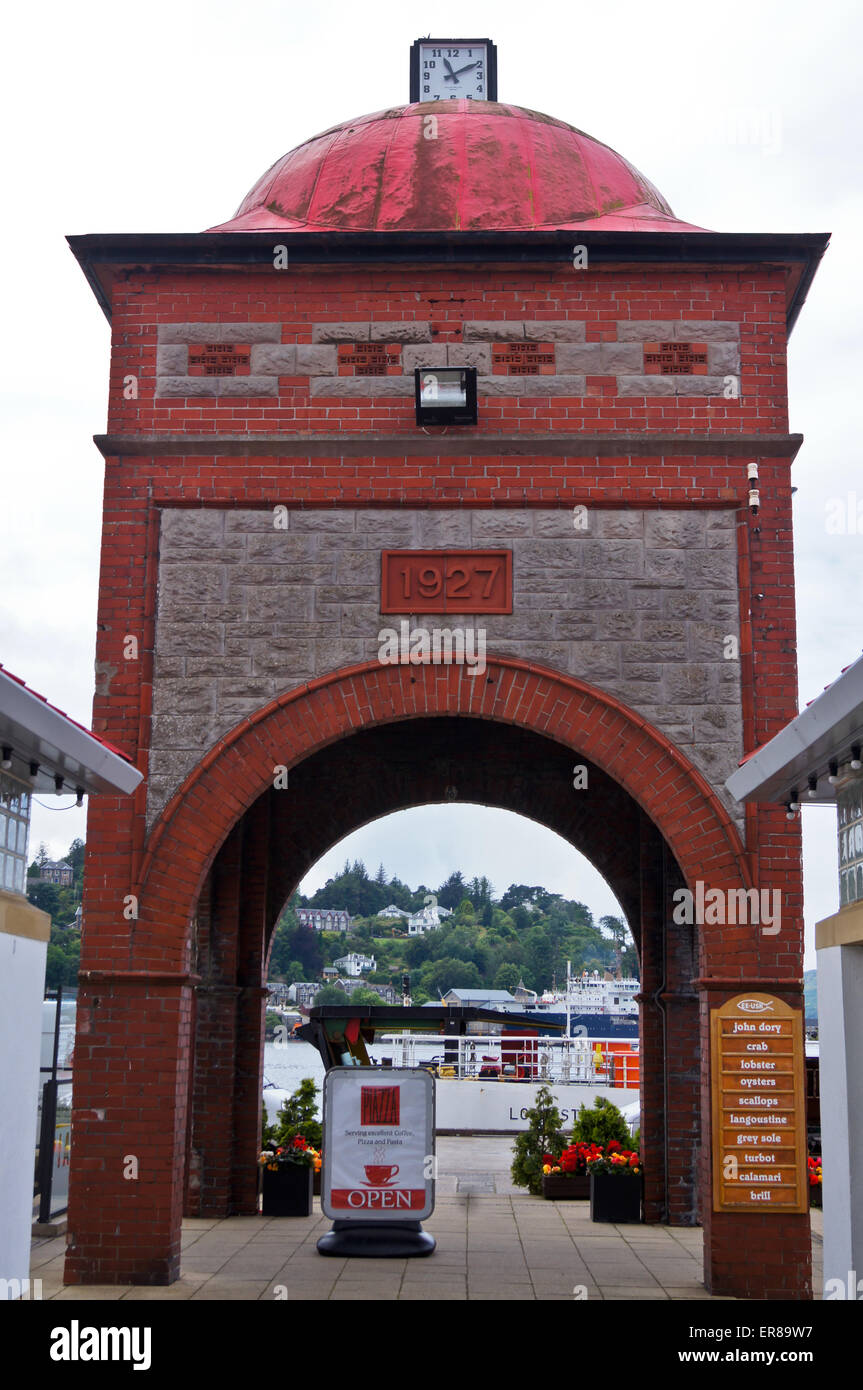 Oban tower, 1927,harbour and waterfront, Oban, Argyll and Bute ...