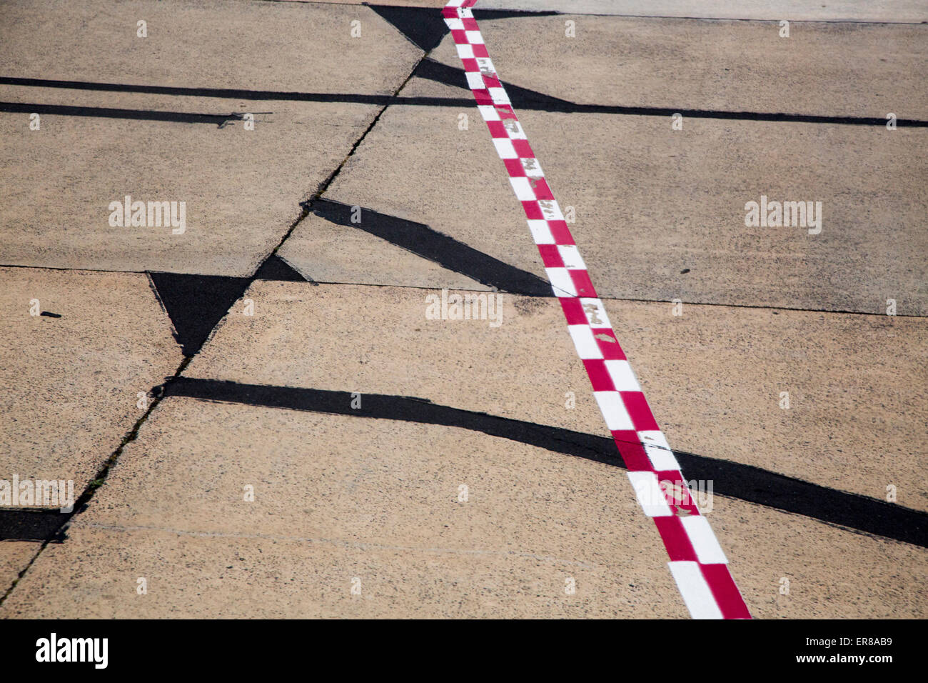 Road marking on street Stock Photo - Alamy