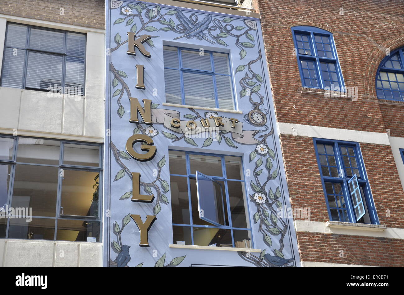Kingly Court in Soho, London Stock Photo - Alamy