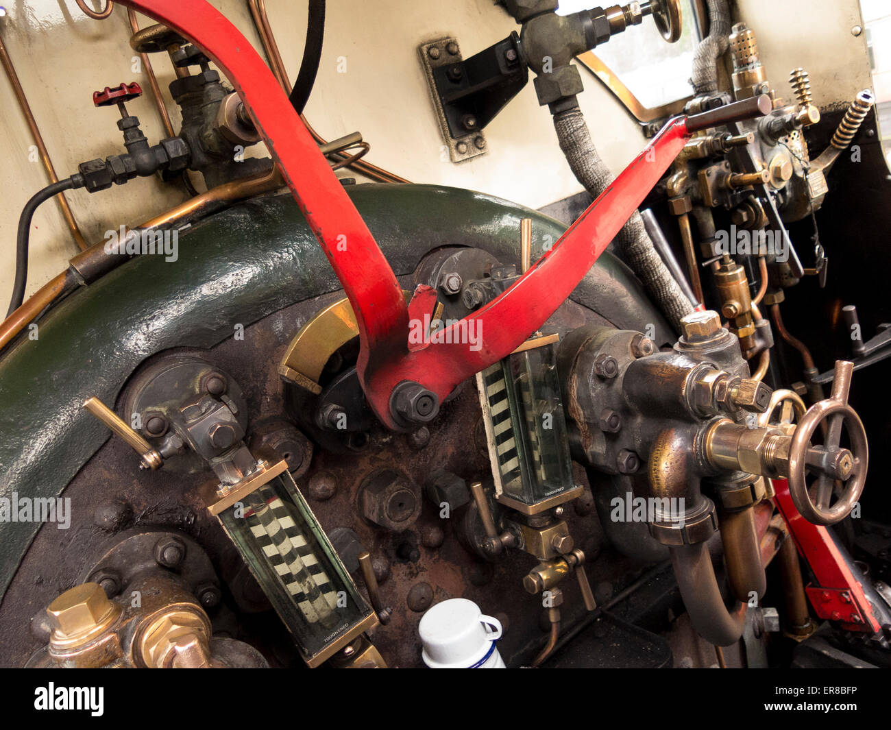 Diesel locomotive controls hi-res stock photography and images - Alamy