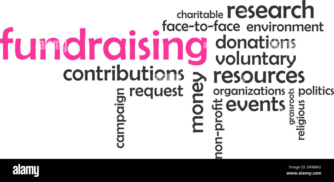 Fundraising word Stock Vector Images - Alamy